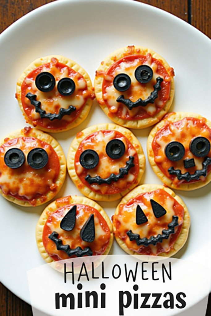 Boo-tiful Bites: Spooky Halloween Mini Pizzas for an Unforgettable ...
